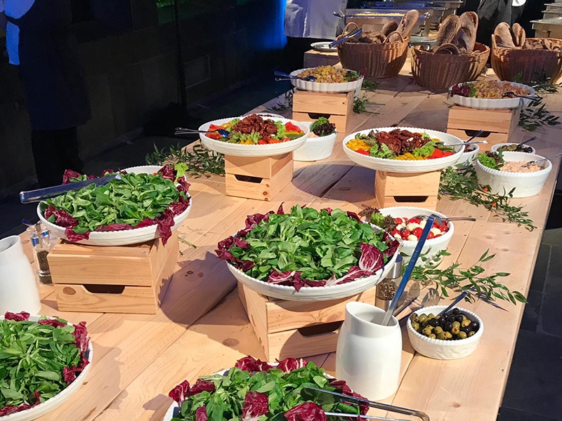 Buffet-Element "Urban" mit Zwischenboden